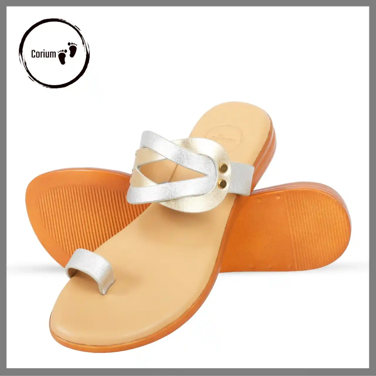 Corium Ladies Slip-On Sandal (CRM 504) - Corium Shoes