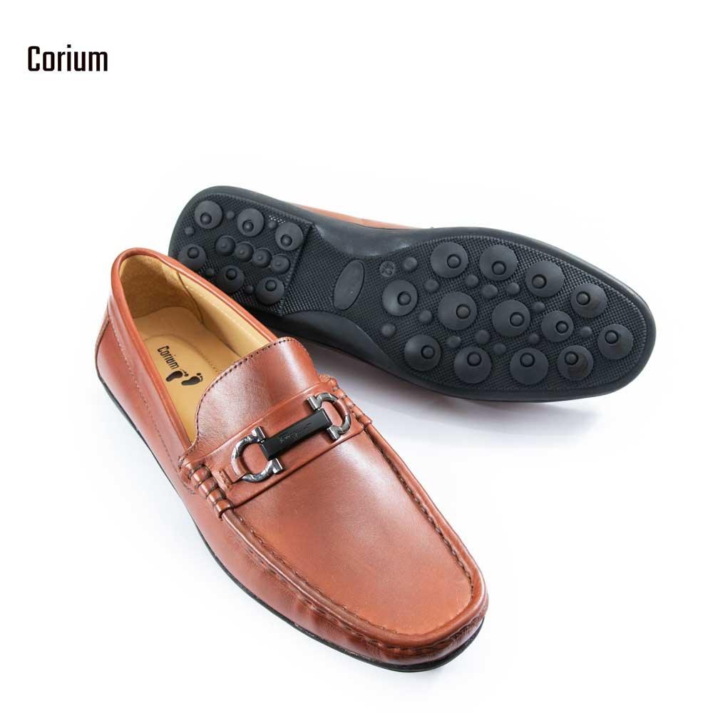 Corium Men’s Genuine Leather Moccasin Loafers (CRM 61) - Corium Shoes